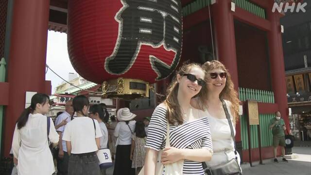 日本に旅行に来た外国人 今年1月から6月は1000万人以上 | NHK Easier